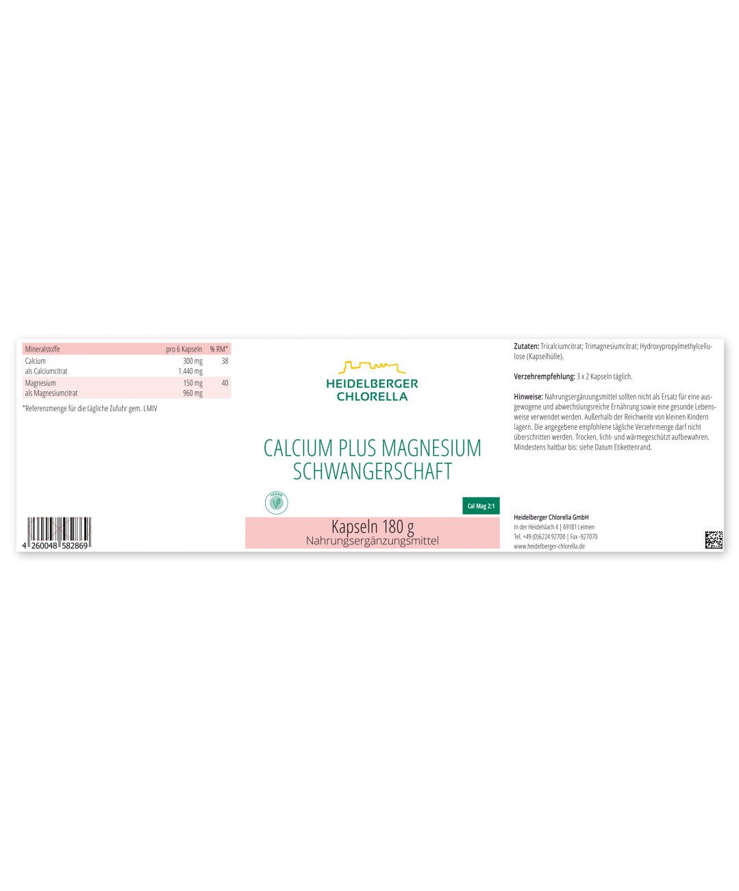 Calcium plus Magnesium Schwangerschaft Kapseln online kaufen ...